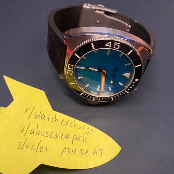 [WTS] Armida A7 Blue Dial | WatchCharts