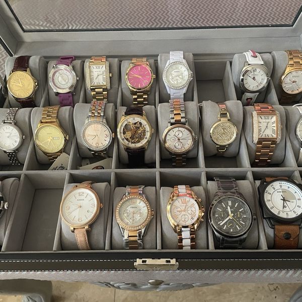 Huge Watch Lot 20+ Tissot, Rotary, Fossil, Diesel, Guess, Michael Kors ...