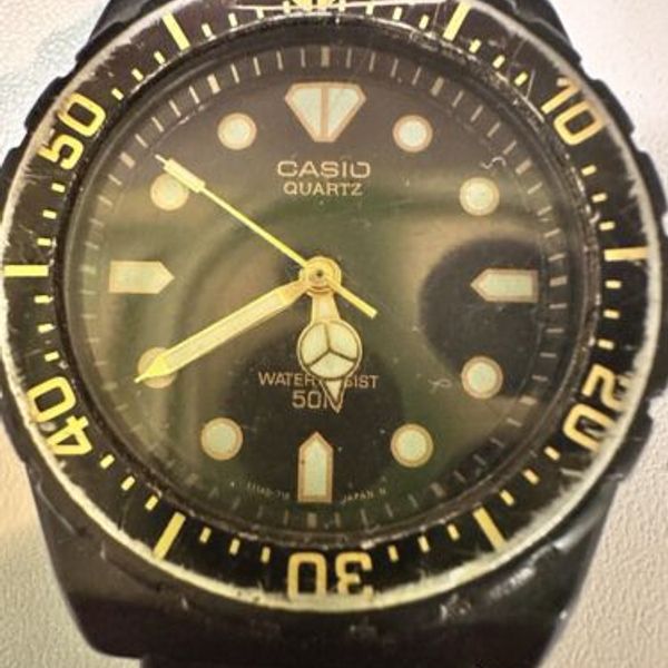 1989 CASIO 341. Diver 50M Japan M 34mm watch | WatchCharts Marketplace