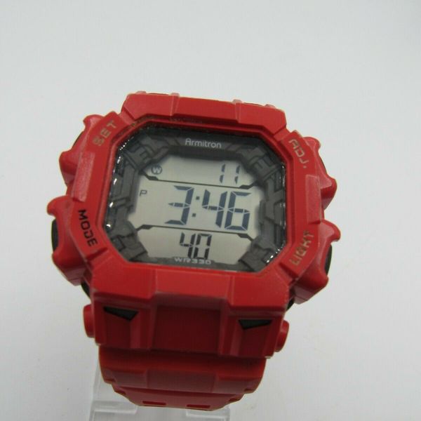 ARMITRON All SPORT Men's QUARTZ Day-DATE WR330 Ref. 40/8298 NEW Battery ...