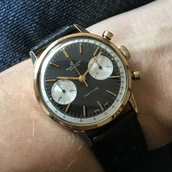 SOLD Breitling Top Time Reverse Panda £1500 | WatchCharts Marketplace