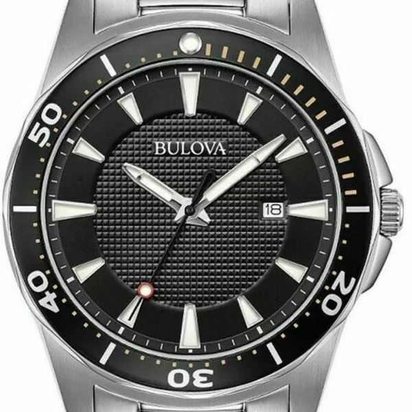 Bulova Men's Quartz Silver-Tone Band 43mm Watch 98B328 | WatchCharts