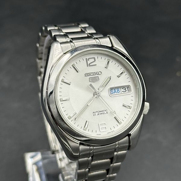SEIKO 7S26-01V0 Seiko 5 Automatic Day Date 21 Jewels 40mm Watch JAPAN Mens Watch | WatchCharts ...