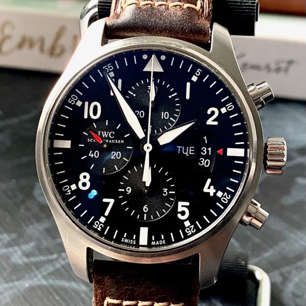 FS: BREATHTAKING!!! IWC Big Pilot Chronograph IW377701 | WatchCharts ...