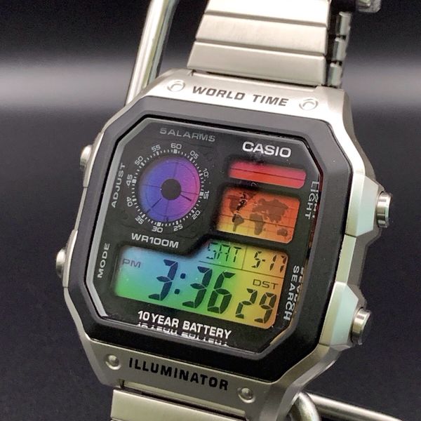 Casio AE-1200. Rainbow Filter and Hydromod. | WatchCharts Marketplace