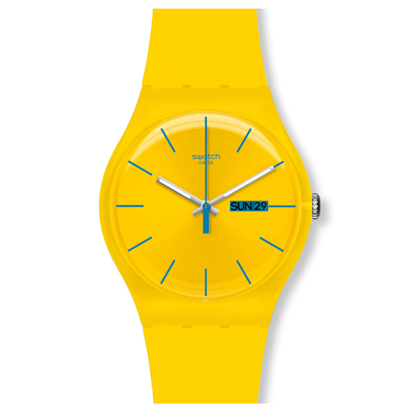 Swatch Yellow Rebel (SUOJ700) Market Price | WatchCharts