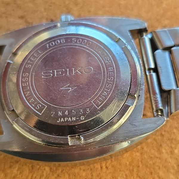 Seiko Vintage 7006-5000 Men's Automatic watch Blue Dial | WatchCharts ...