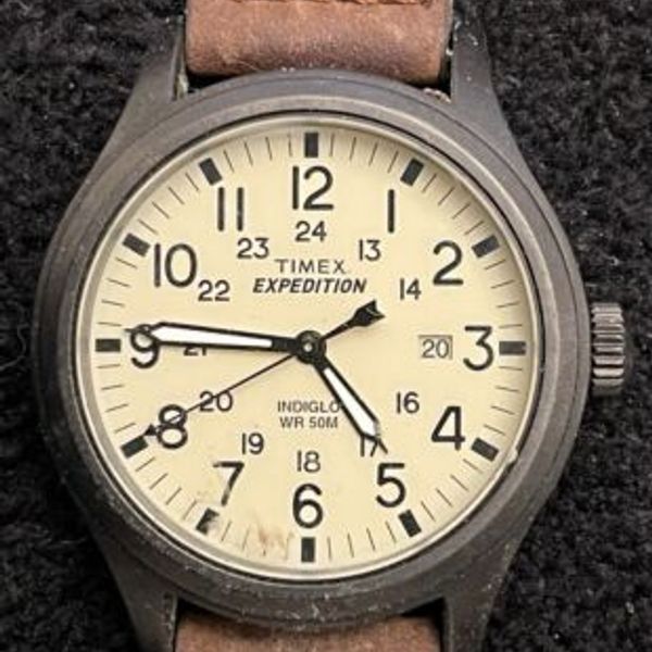â Timex Expedition Indiglo WR50M Mens Watch Working | WatchCharts Marketplace