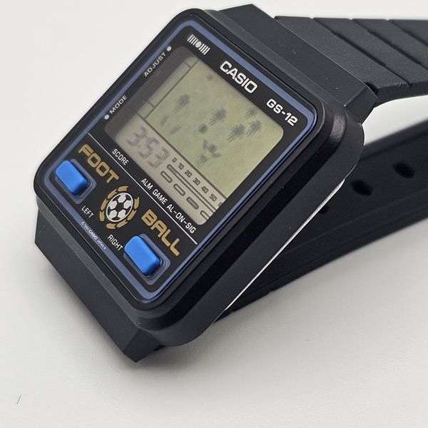 Vintage Rare 1984 Casio Football [478] GS-12 Digital Mens Game Watchð ...
