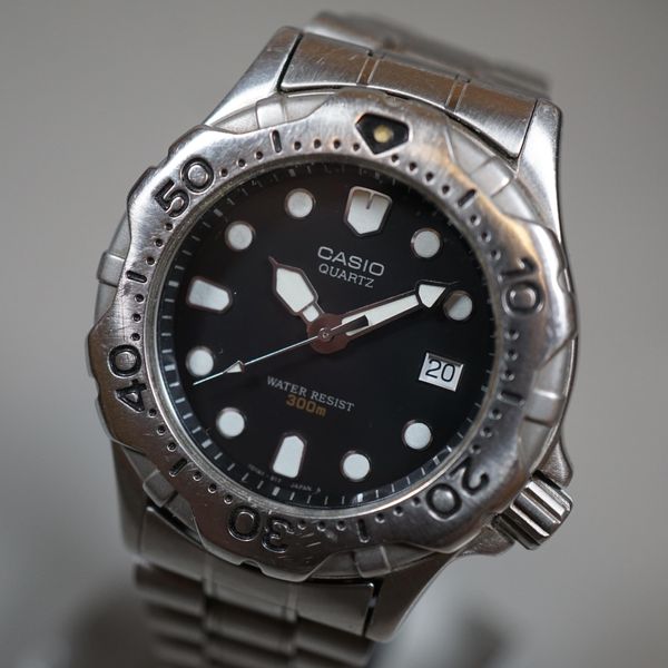 [WTS] Vintage 1999 Casio MDP-801 Black Dial 300M Quartz Watch - $90 ...