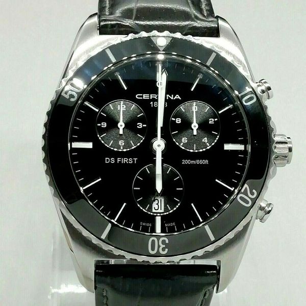 CERTINA 1888 DS FIRST SWISS MADE CHRONOGRAPH DATUM DREHLÜNETTE 200m ...