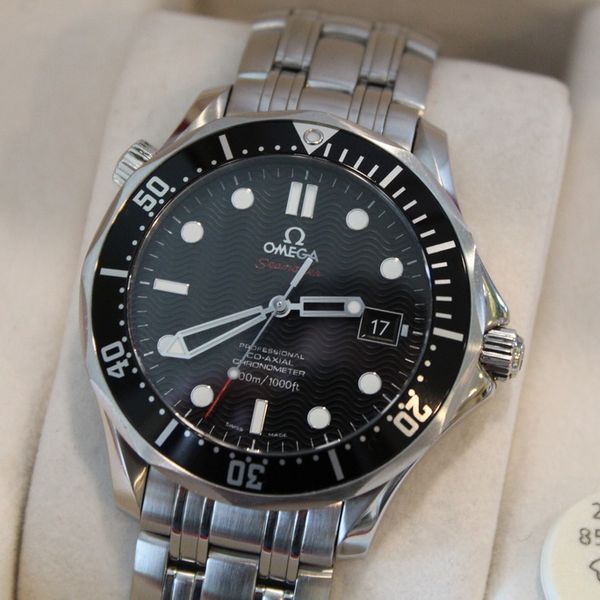 Omega Seamaster Pro 300M SMP Black Wave 2500 D Co-Axial 41mm Full Size ...
