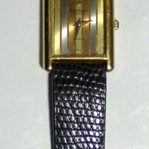 Ladies Raymond Weil Tri Color 18K Gold Plated Tank Watch 9006 Free ...