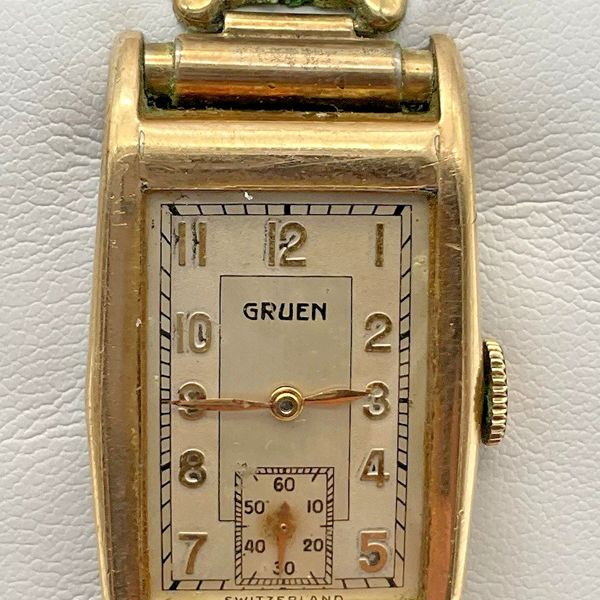 Vintage Menâ s Gruen 509 Gold Filled Art Deco Watch | WatchCharts ...