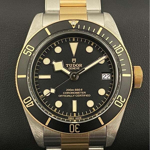 (CHEAPEST & RARE) Tudor Black Bay 41 Steel & Gold Black Dial 2 Tone ...