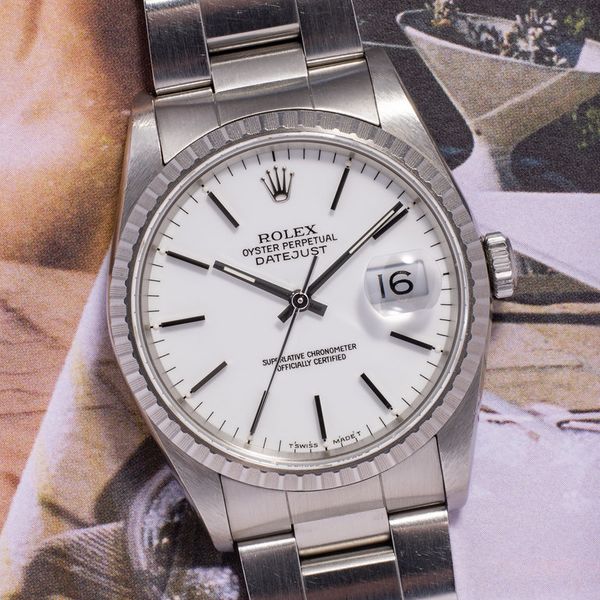 1990 Rolex Ref. 16620 Datejust | Porcelain Dial | WatchCharts Marketplace