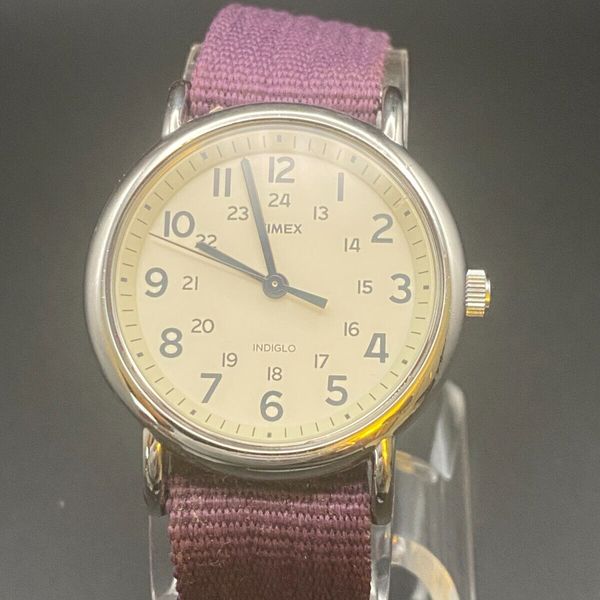 Timex Weekender Indiglo Analog Nylon Unisex Watch | WatchCharts Marketplace
