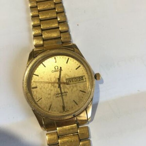 Omega Seamaster Cal 1437 vintage gold tone | WatchCharts