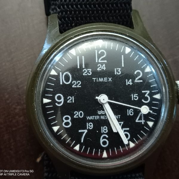 VGUC Vintage Timex MacGyver Camper Military Mechanical Watch Works ...