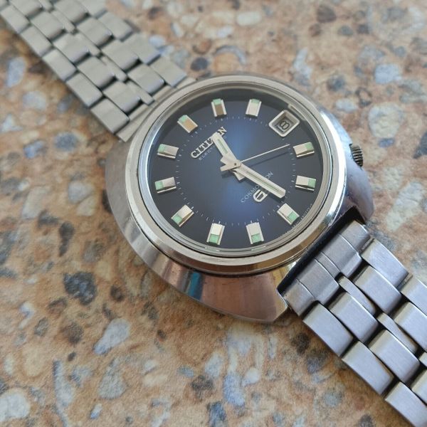Vintage Citizen Electronic Cosmotron 4840 Cal. April 1972 39.5 mm ...