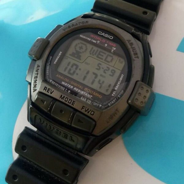Vintage Casio Vivcel World Time 800 MHz Mod 1555 VCL-100 Japan Digital ...