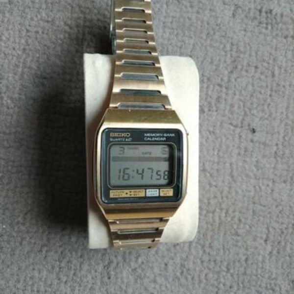Vintage SEIKO M354 Moonraker Memory-Bank Full Month Calendar LCD ...