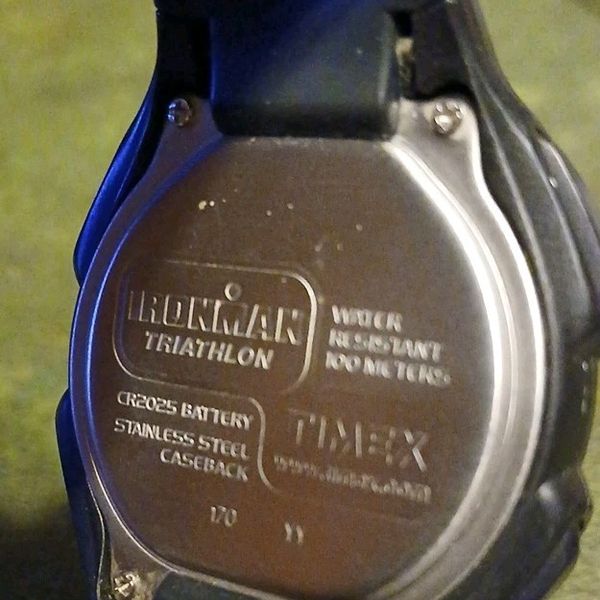 Unisex Timex Ironman Triathalon 170 Black Resin 100M Digital ~ Working | WatchCharts Marketplace