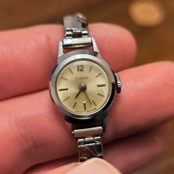 Ladies Vintage Timex Wind-up Watch ShockProof | WatchCharts Marketplace