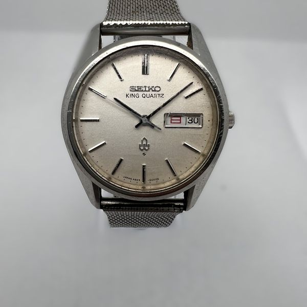 1975 Vintage Seiko King Quartz Caliber 4823-8000 Mens Watch ...