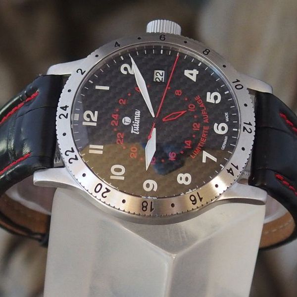 FS: Tutima FX UTC Limited Edition Carbon Fiber Dial 633-31 Exc Cond B&P ...