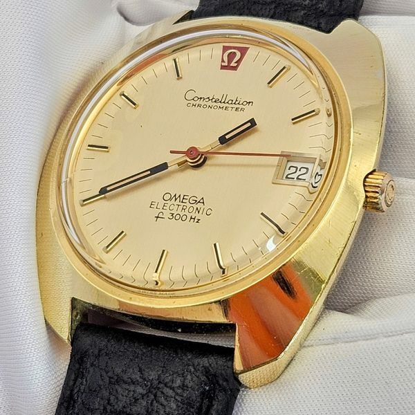 Omega constellation/Geneve Chronometer Electronic F300 Hz watch 1250 ...