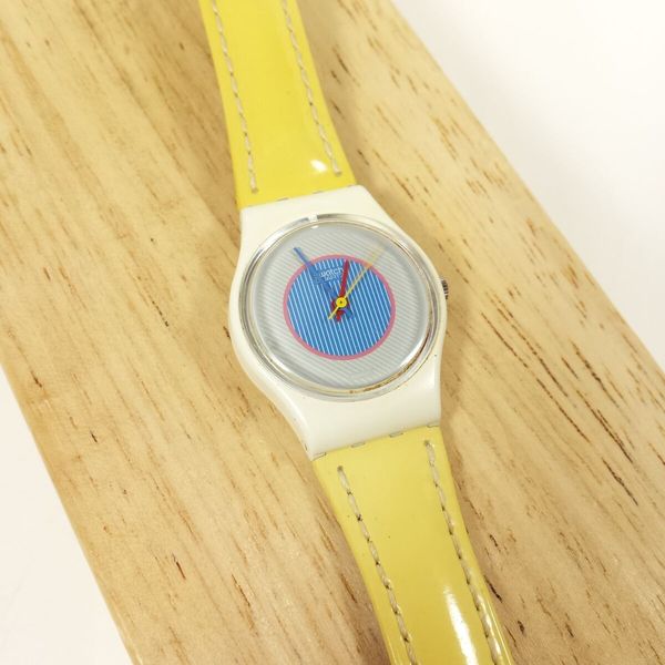 Swatch Originals Vintage 1984 Ice Mint LW105 w/Patent Leather Band ...