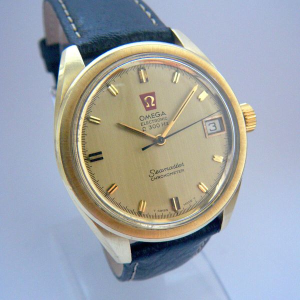 1971 Omega F300 Hz Seamaster Chronometer, Gold-Capped, Kal 1250, Model ...