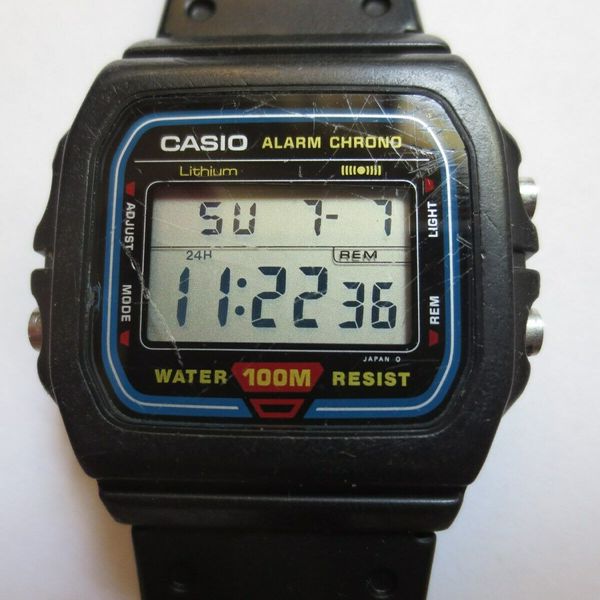 Vintage Casio W-722 Digital Watch Module {549} | WatchCharts