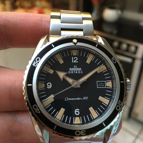 FS: Orthos Commander 300 Black w/ Date | WatchCharts Marketplace