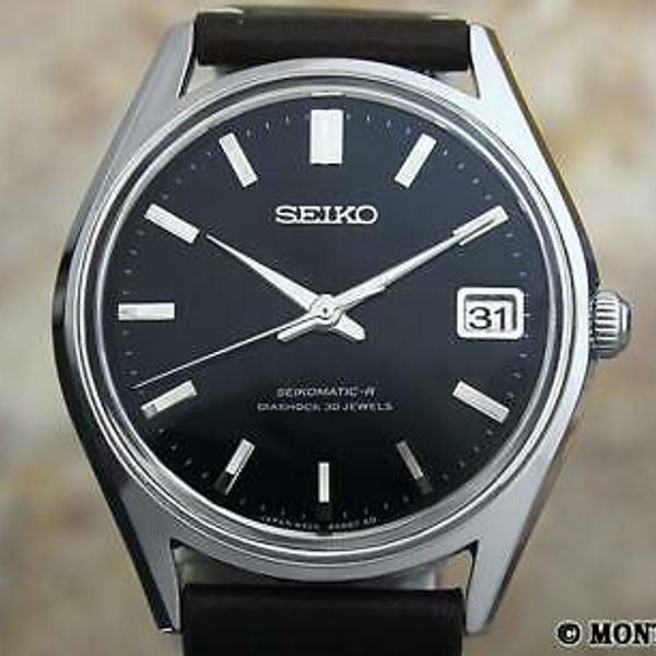 Seiko Seikomatic R 8305 8010 Auto Made in Japan 1970 Stainless St Watch ...