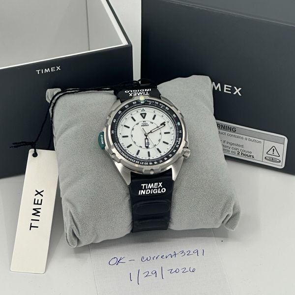 Timex 1995 Intrepid Reissue 46mm Stainless Steel Men's Watch TW2Y05800 ...