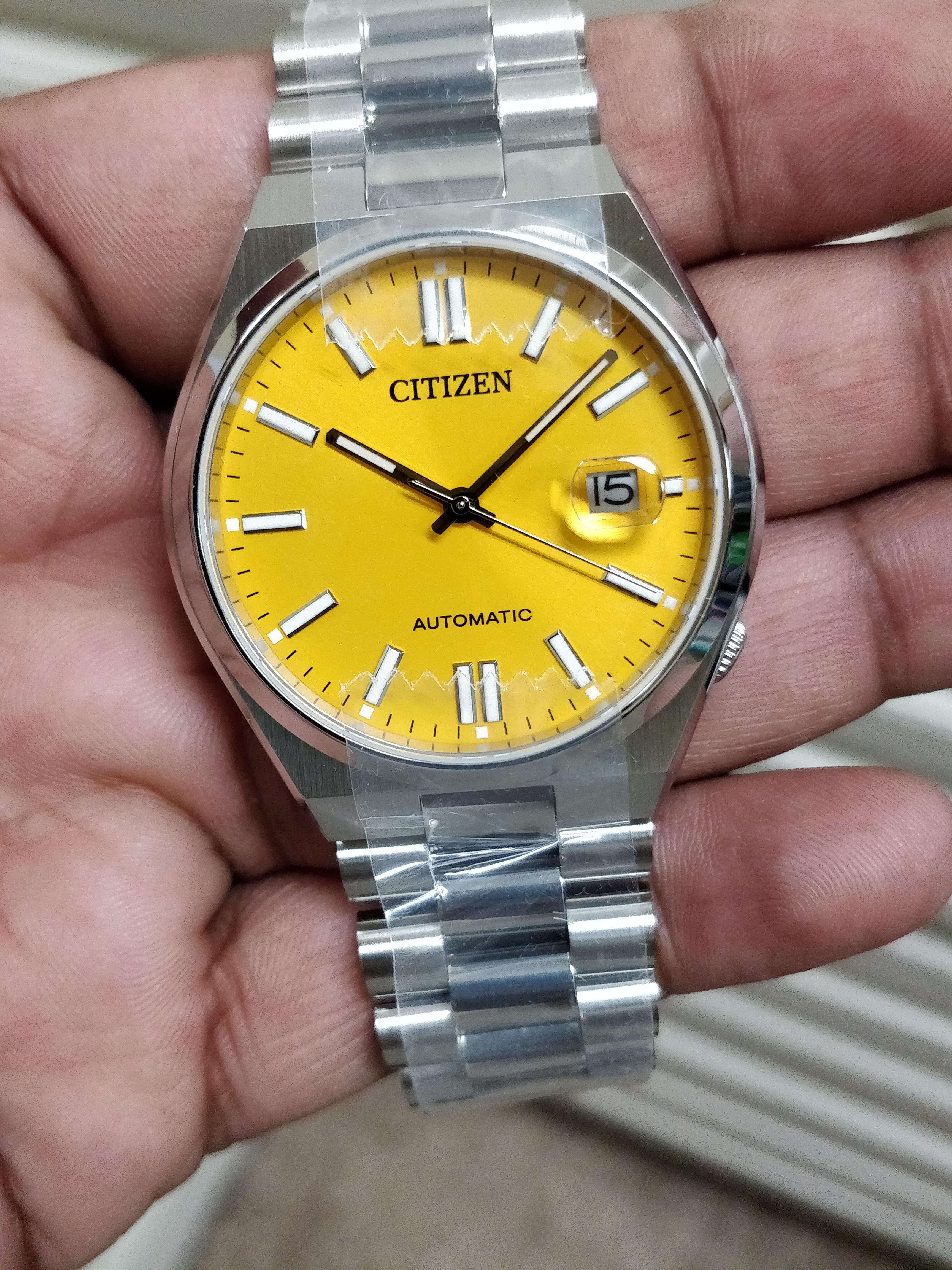 [WTS] Citizen NJ0150-81Z. Yellow dial automatic. | WatchCharts Marketplace