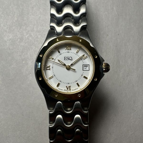 ESQ by Movado Esquire Freedom Ladies Watch 100377 Two Tone Needs ...