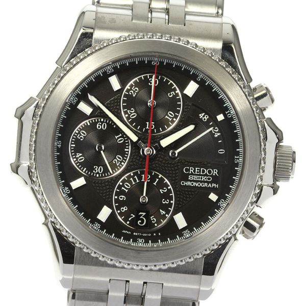 Good Condition [SEIKO] Seiko Credor Pacific Chronograph 1999 Memorial ...