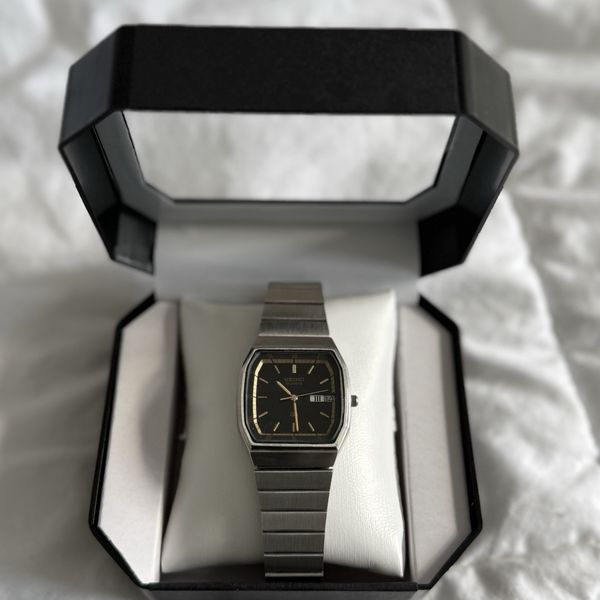 Rare vintage Seiko Quartz Square Model | WatchCharts Marketplace
