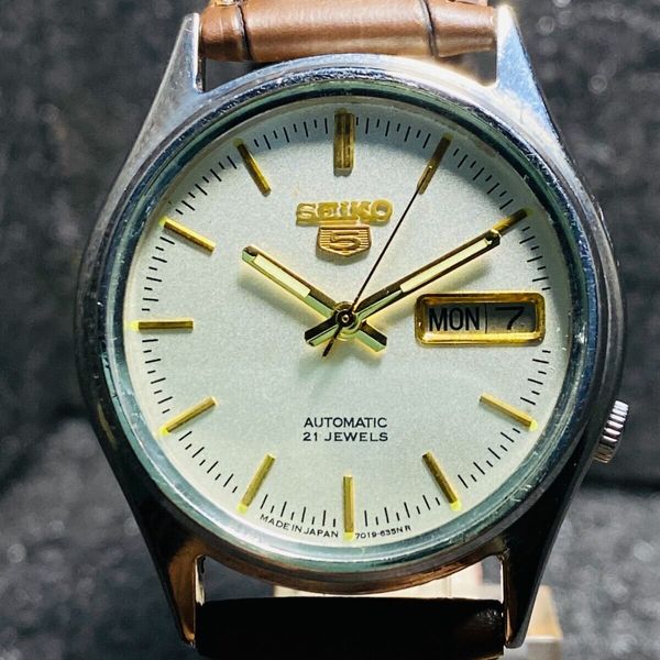 Rare Vintage Japan Seiko 5 Automatic Date/Day Men’s Wrist Watch Japan ...