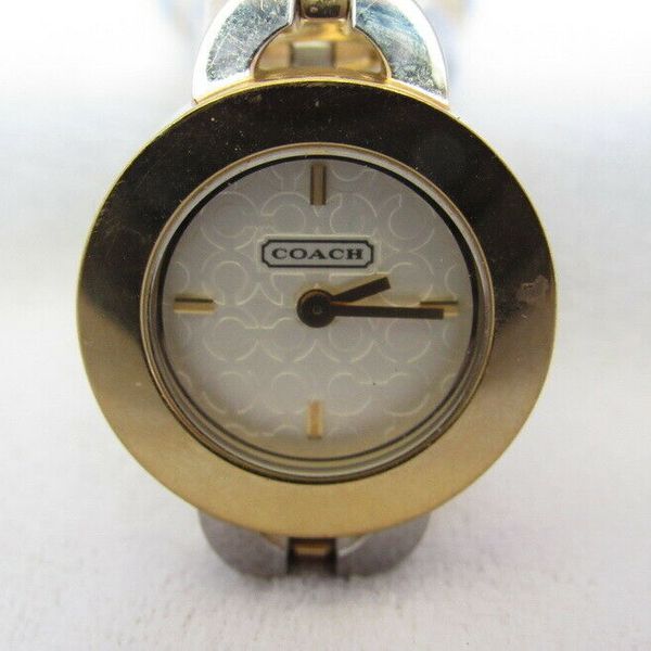 VINTAGE COACH WOMENS GOLD TONE QUARTZ WATCH NEW BATTERY | WatchCharts ...