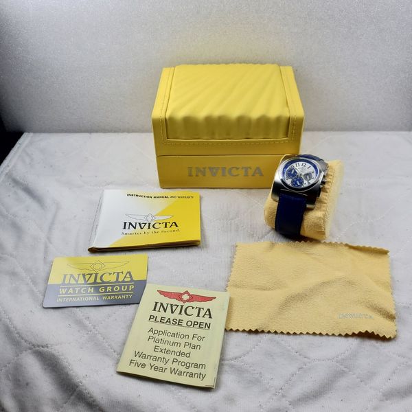 INVICTA LUPAH CHRONOGRAPH 5691 QUARTZ 24-HOUR BLUE MEN'S WATCH ...