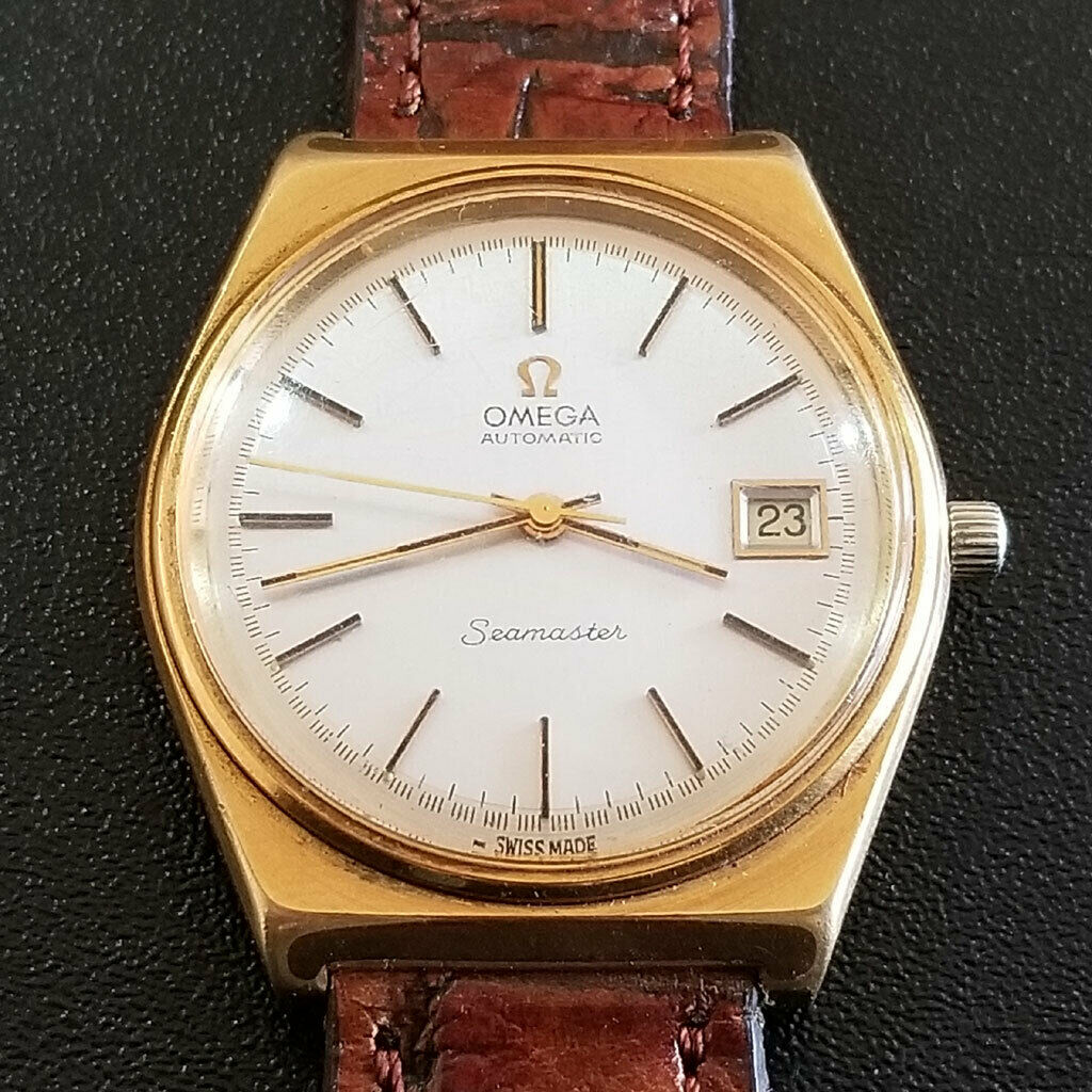 Omega Seamaster SWISS Cal. 1012 Ref. 166.0203 Automatic Gold Working ...