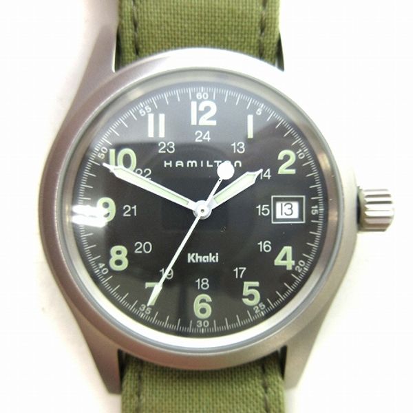 [Used] Unused Hamilton HAMILTON 6361 Khaki khaki watch quartz analog ...