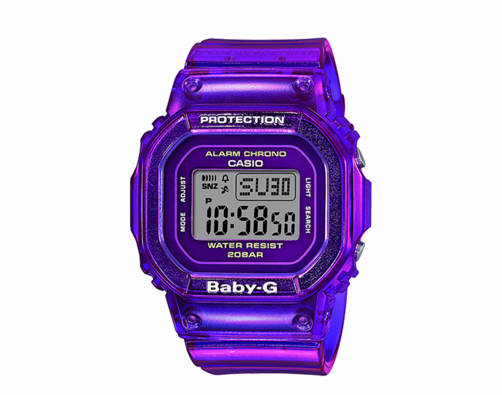 Casio G-Shock Baby-G BGD560 Digital Resin Purple Skeleton Watch BGD560S ...