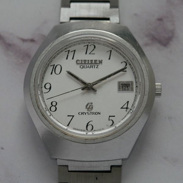 Citizen Quartz Crystron Helmet Vintage Ref 4-860861K JDM | WatchCharts ...