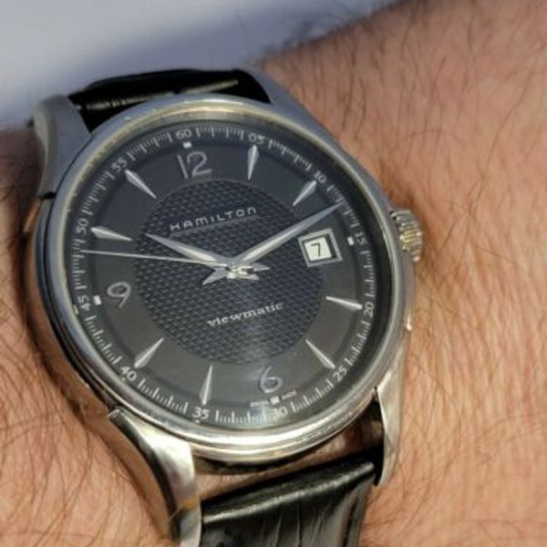 HAMILTON JAZZMASTER VIEWMATIC AUTOMATIC Men Watch H325150 | WatchCharts ...