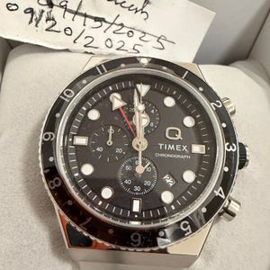 Vtg 1978 Timex Q Red Nebula RARE John Travolta (Vincent Vega) 37mm Men ...
